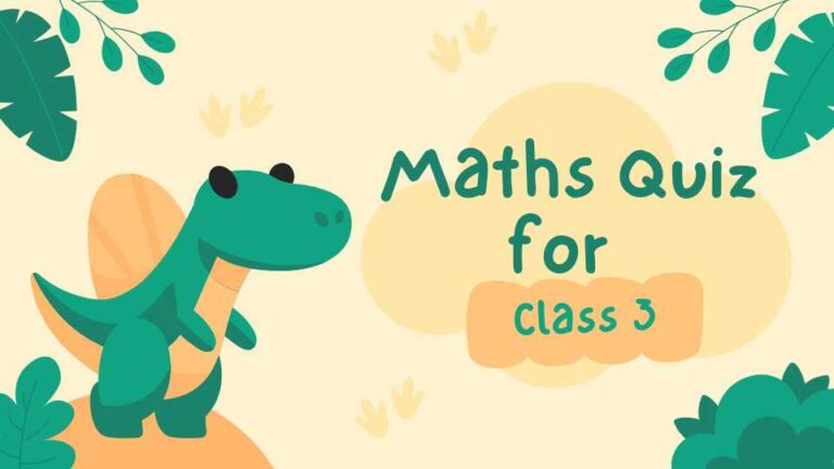 Maths Quiz for Class 3 with Answers - 50 Questions