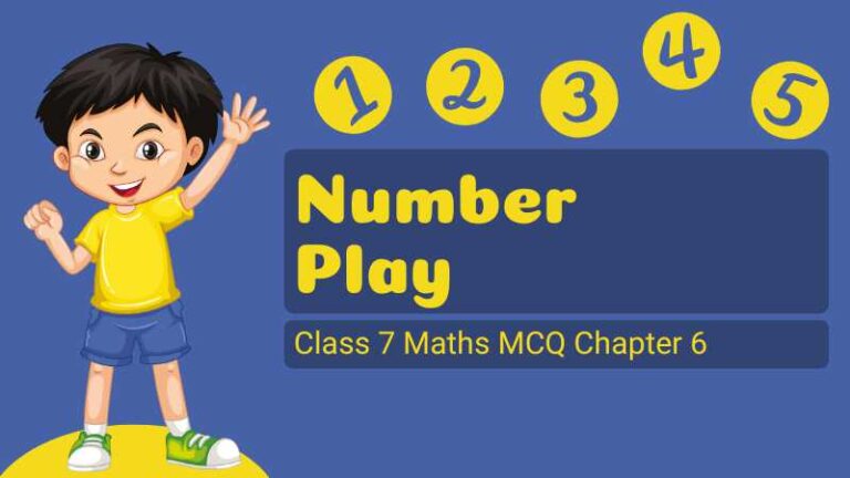 Number Play Class 7 Maths MCQ Chapter 6