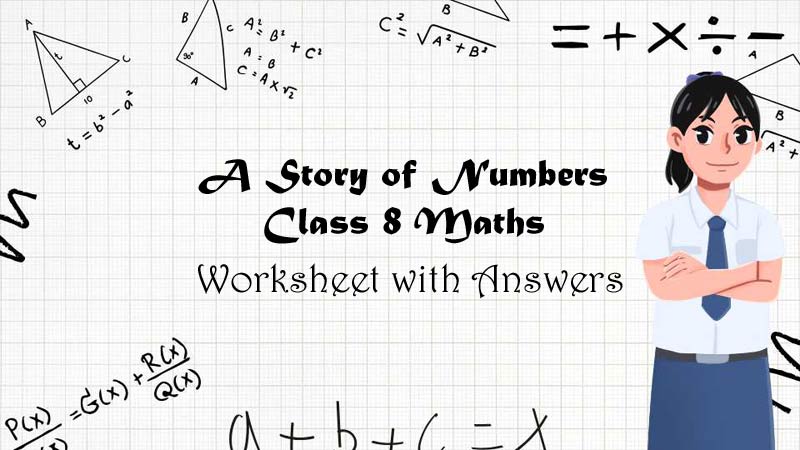 A Story of Numbers Class 8 Maths Worksheet with Answers Chapter 3