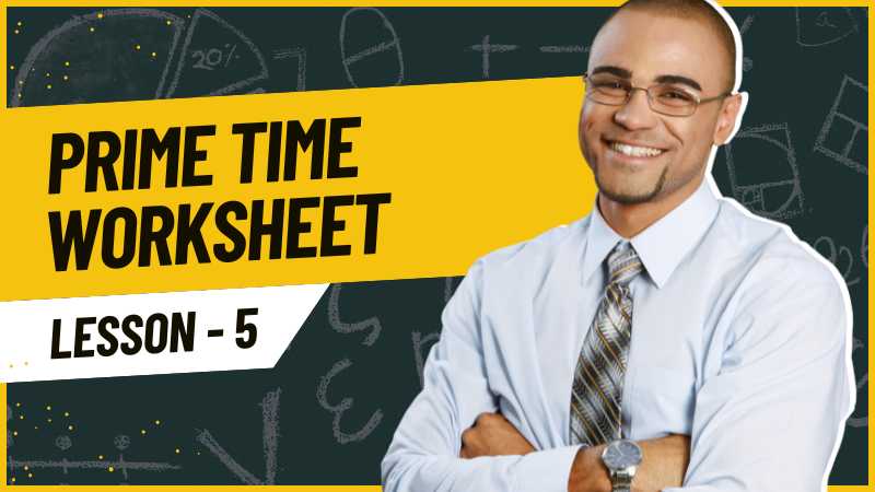 Class 6 Chapter 5 Prime Time Worksheet for NCERT Book - IndiaFolks